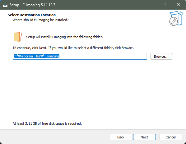 FLImaging&circledR; 설치 방법