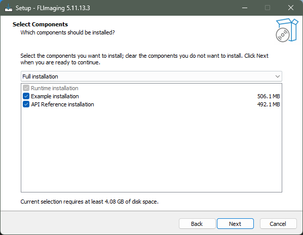 FLImaging&circledR; 설치 방법